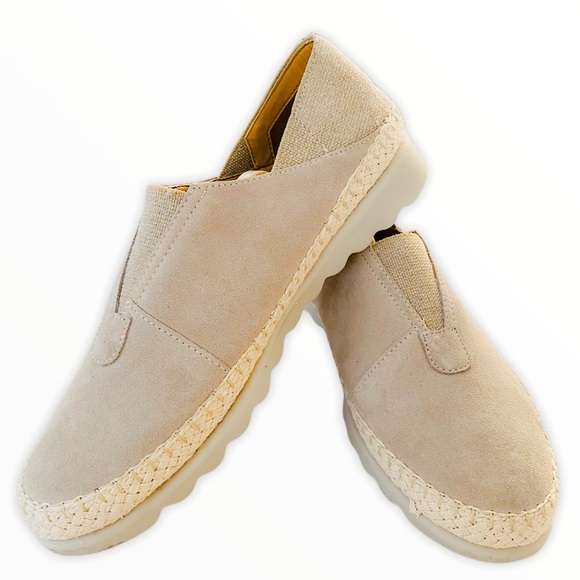 THE FLEXX | Shoes | The Flexx Graytaupe Suede Leather Espadrille Shoe ...